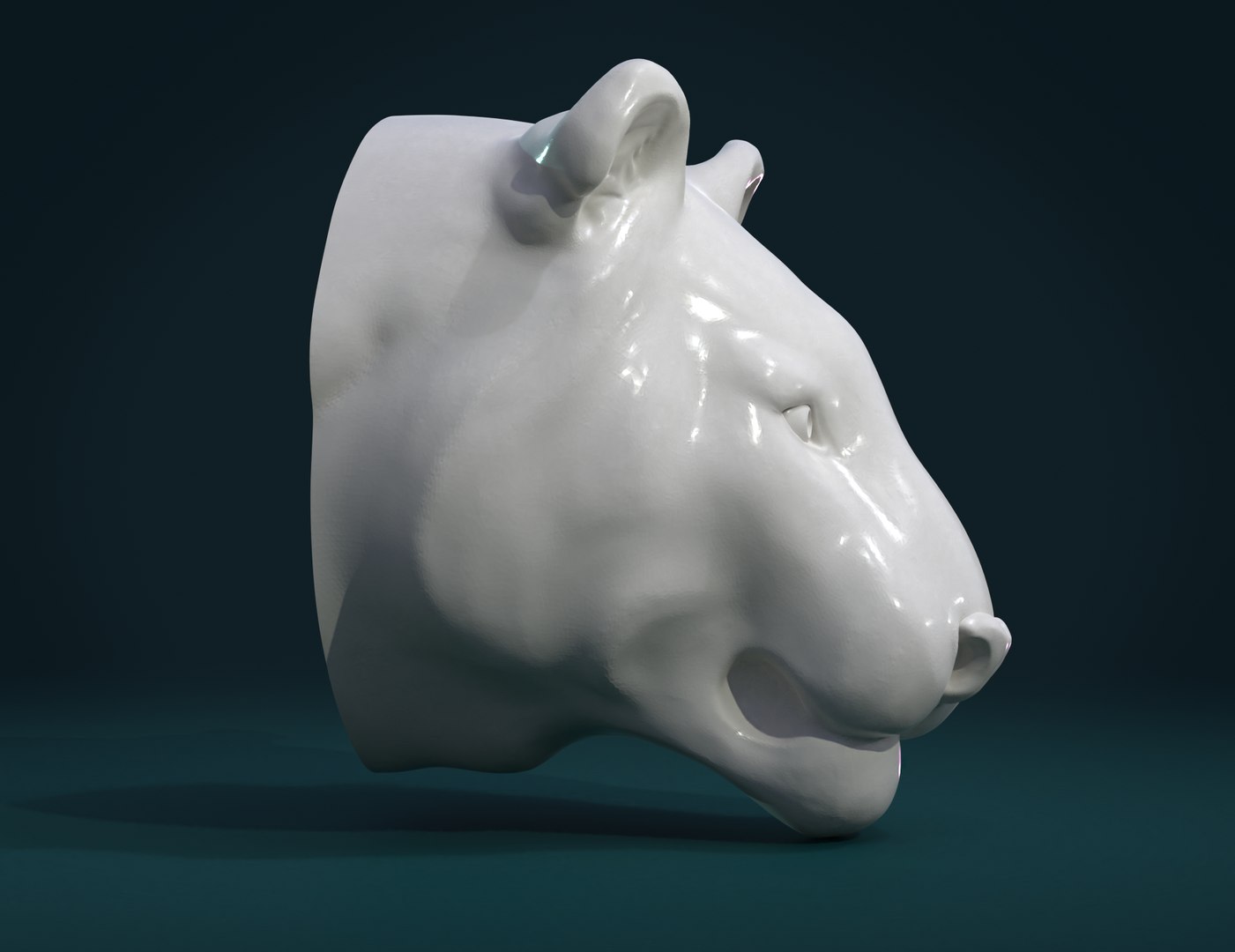 Tiger Head 3D Model - TurboSquid 1444687