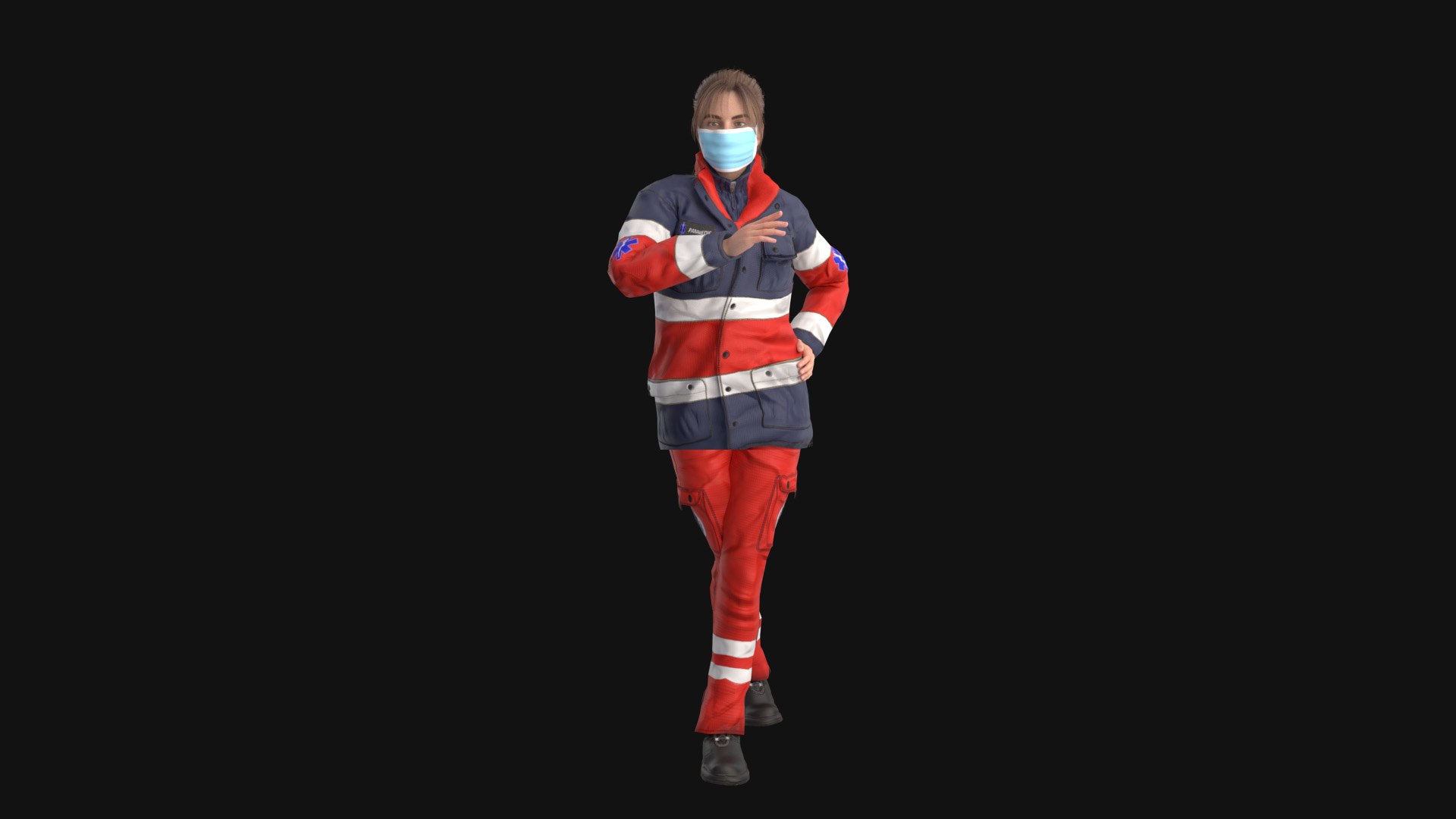 Paramedic Rigged 3D Model - TurboSquid 2256299