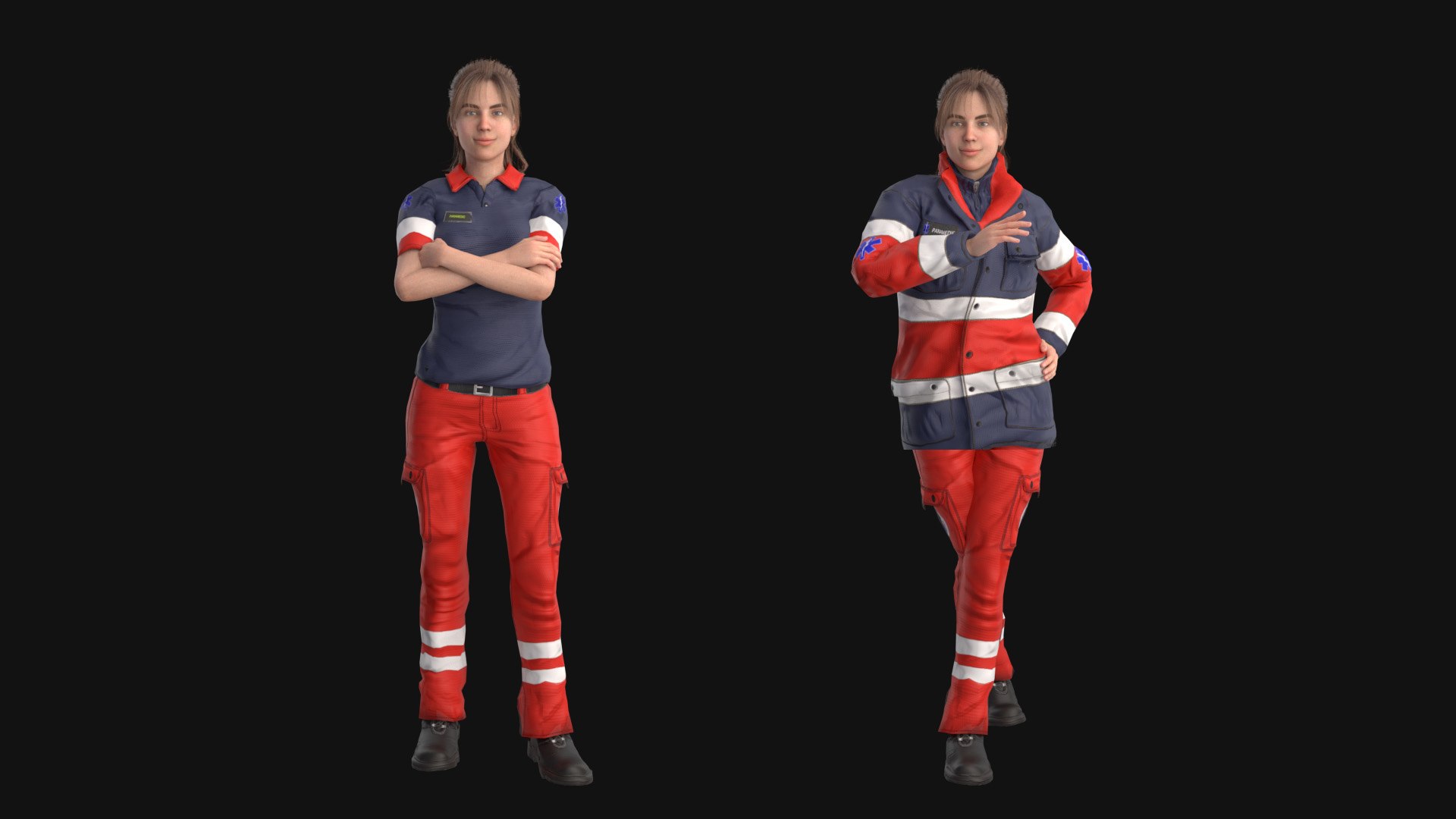 Paramedic Rigged 3D Model - TurboSquid 2256299