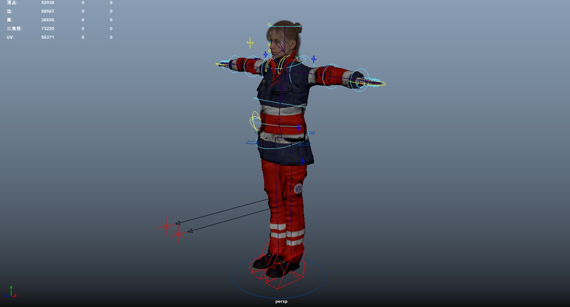 Paramedic Rigged 3D Model - TurboSquid 2256299