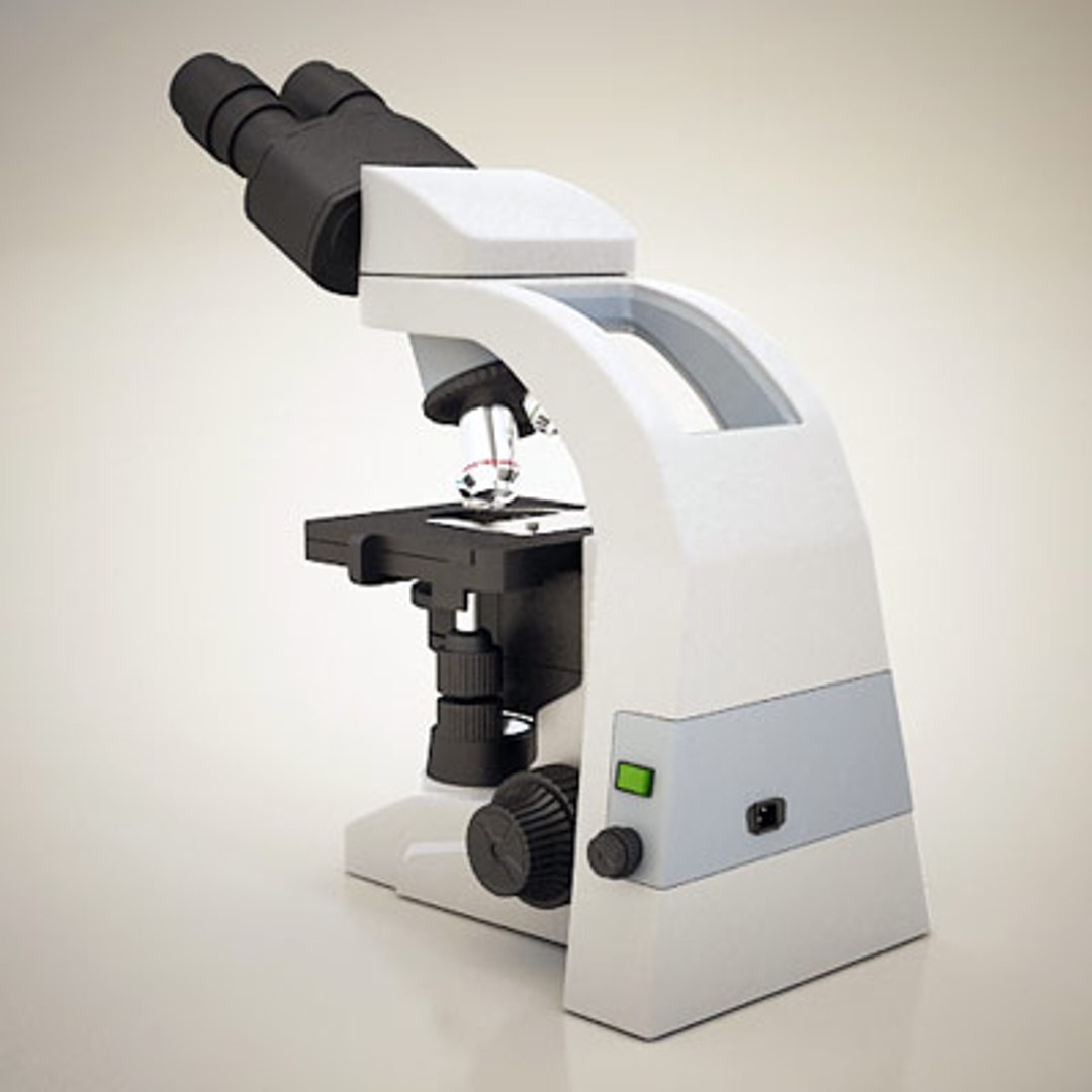 Lab Equipment Microscope - 3d Model
