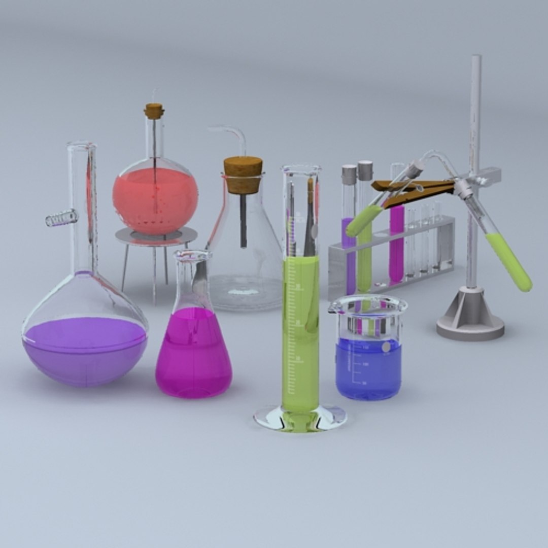 Lab Equipment Microscope - 3d Model