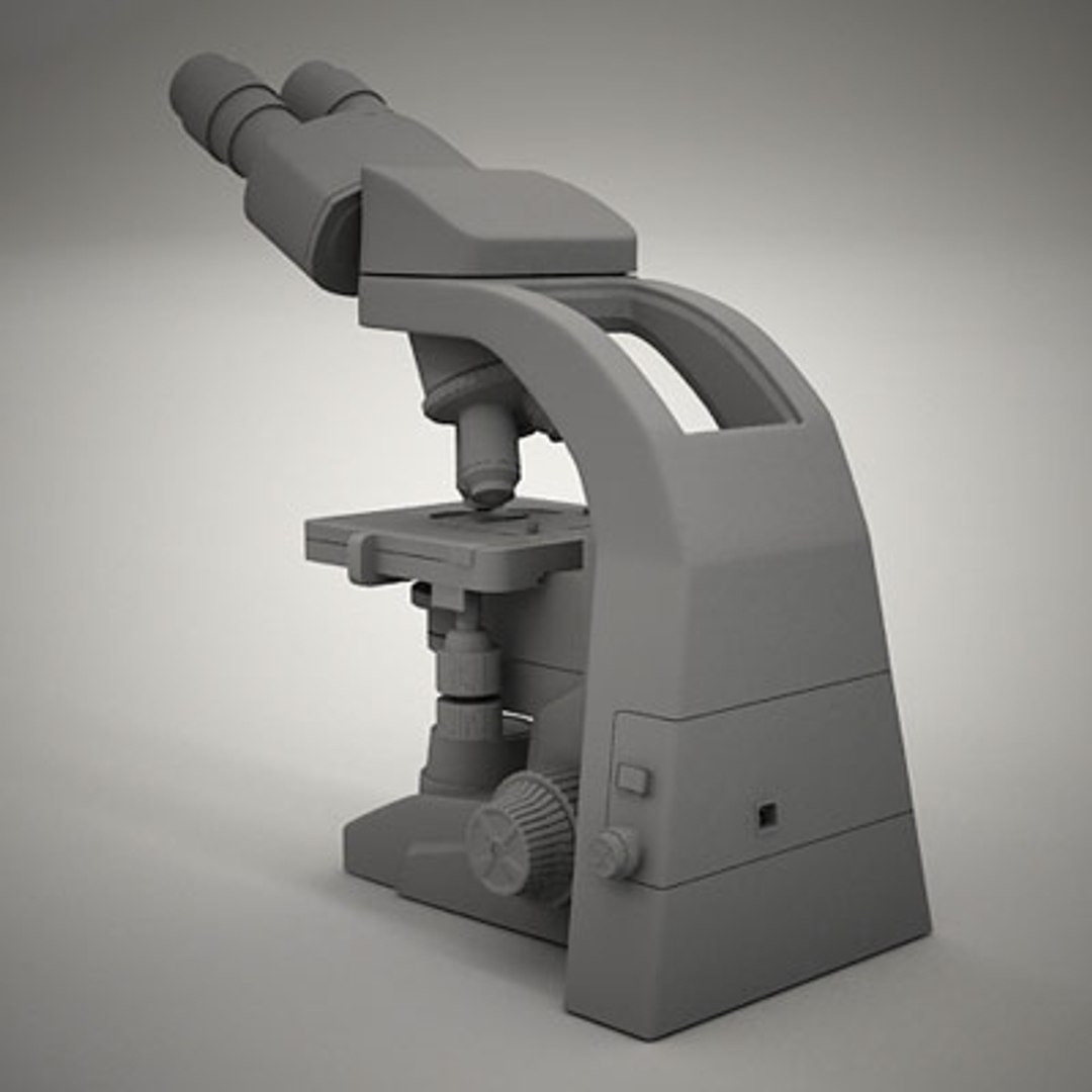 Lab Equipment Microscope - 3d Model