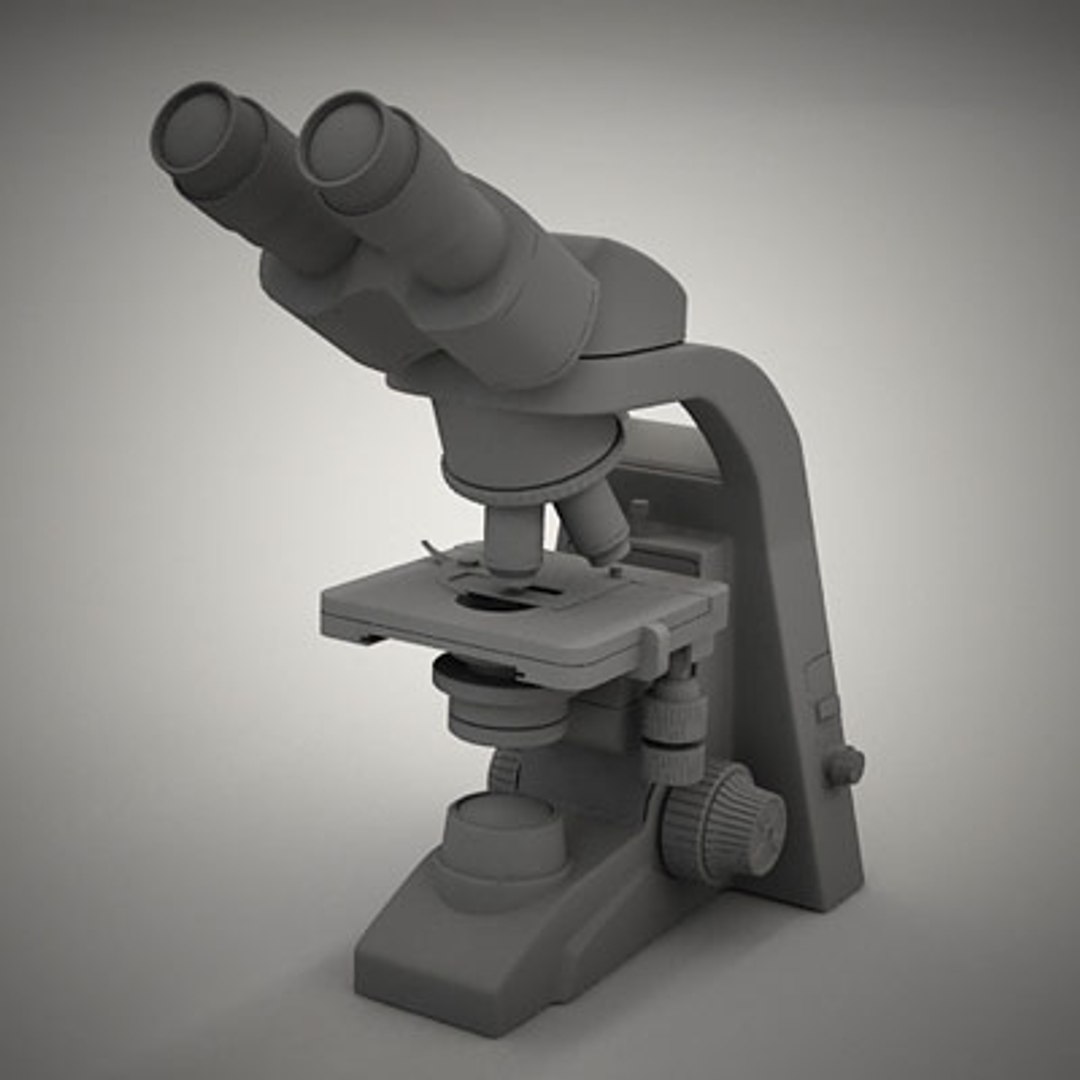 Lab Equipment Microscope - 3d Model