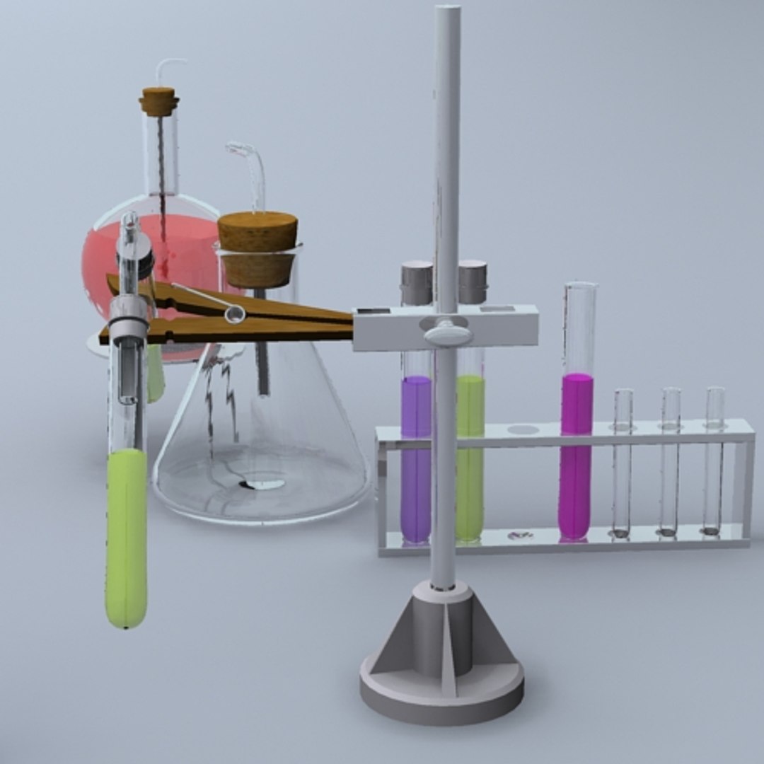 Lab Equipment Microscope - 3d Model