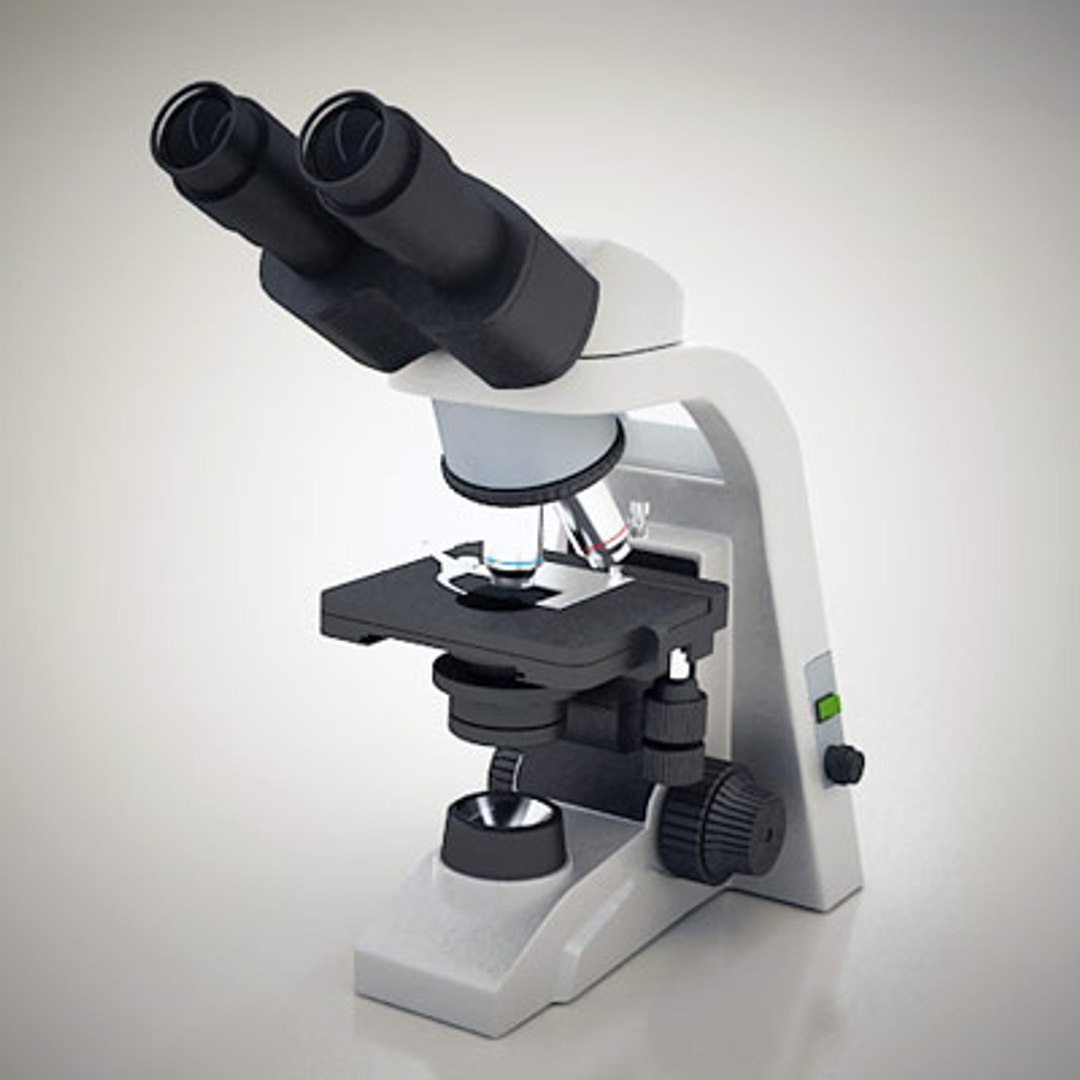 Lab Equipment Microscope - 3d Model