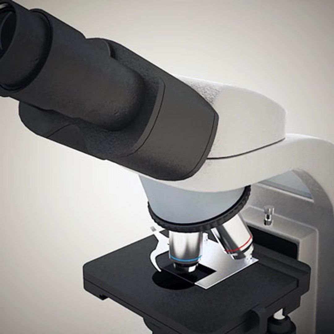 Lab Equipment Microscope - 3d Model