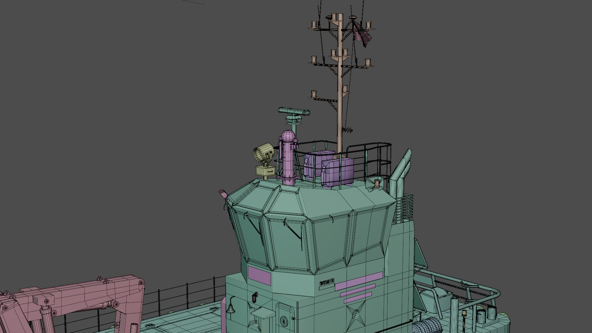 Work Boat Multi Cat 1908 SD 3D Model - TurboSquid 2236843