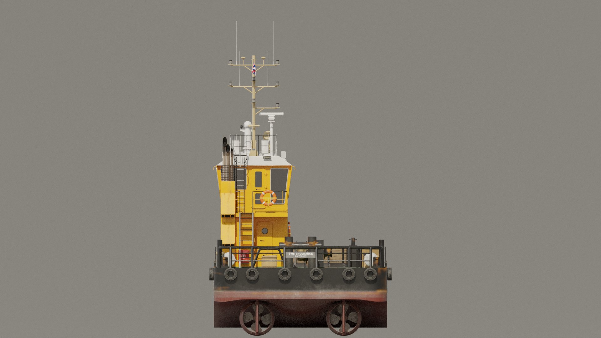 Work Boat Multi Cat 1908 SD 3D Model - TurboSquid 2236843
