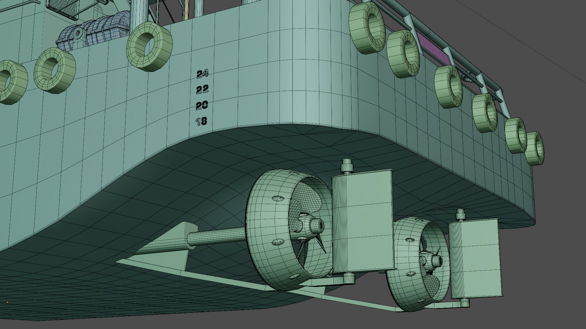 Work Boat Multi Cat 1908 SD 3D Model - TurboSquid 2236843