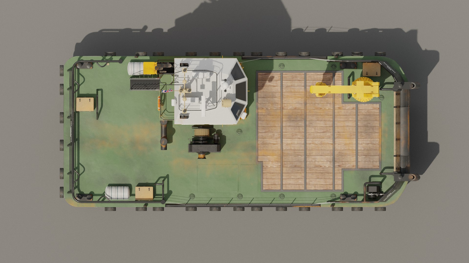 Work Boat Multi Cat 1908 SD 3D Model - TurboSquid 2236843