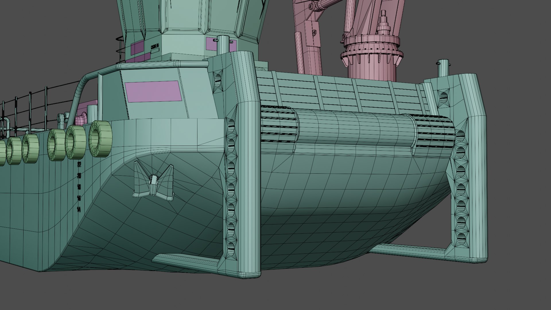 Work Boat Multi Cat 1908 SD 3D Model - TurboSquid 2236843