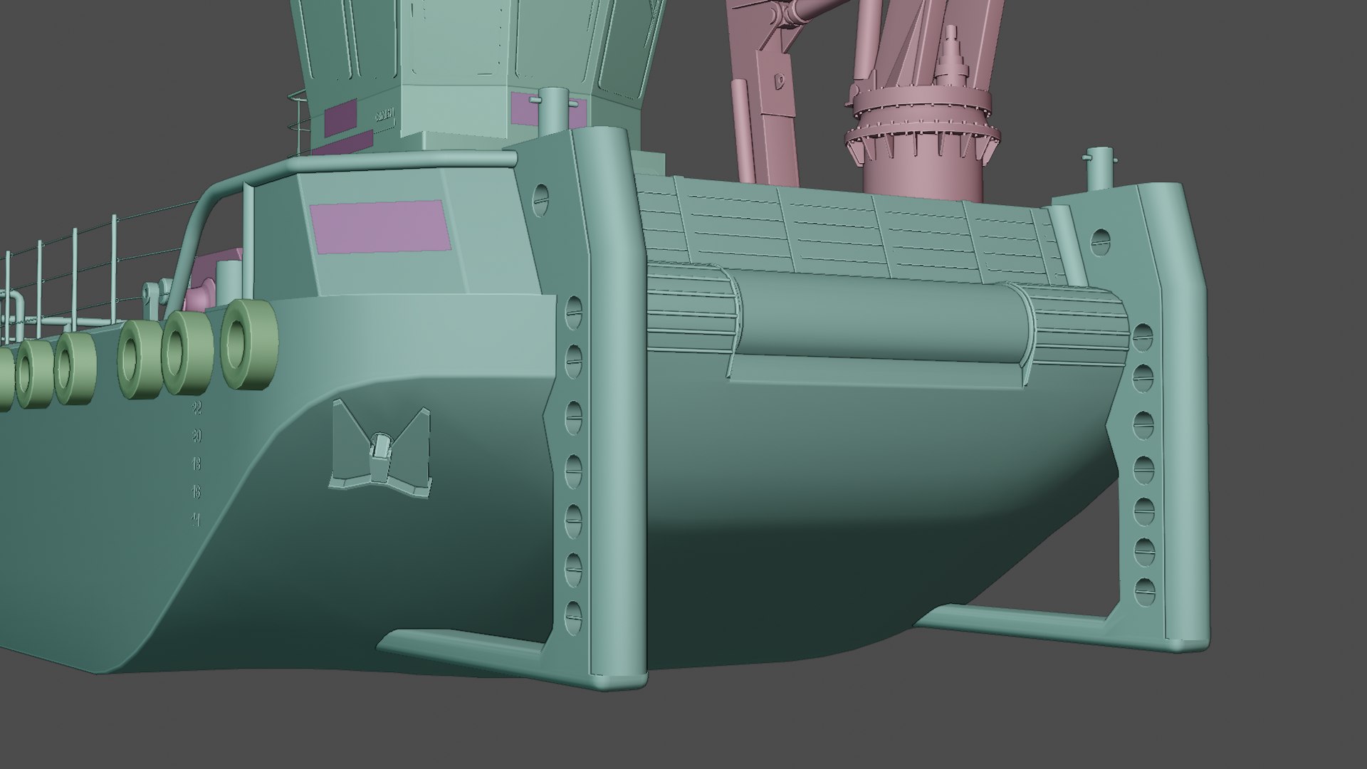 Work Boat Multi Cat 1908 SD 3D Model - TurboSquid 2236843