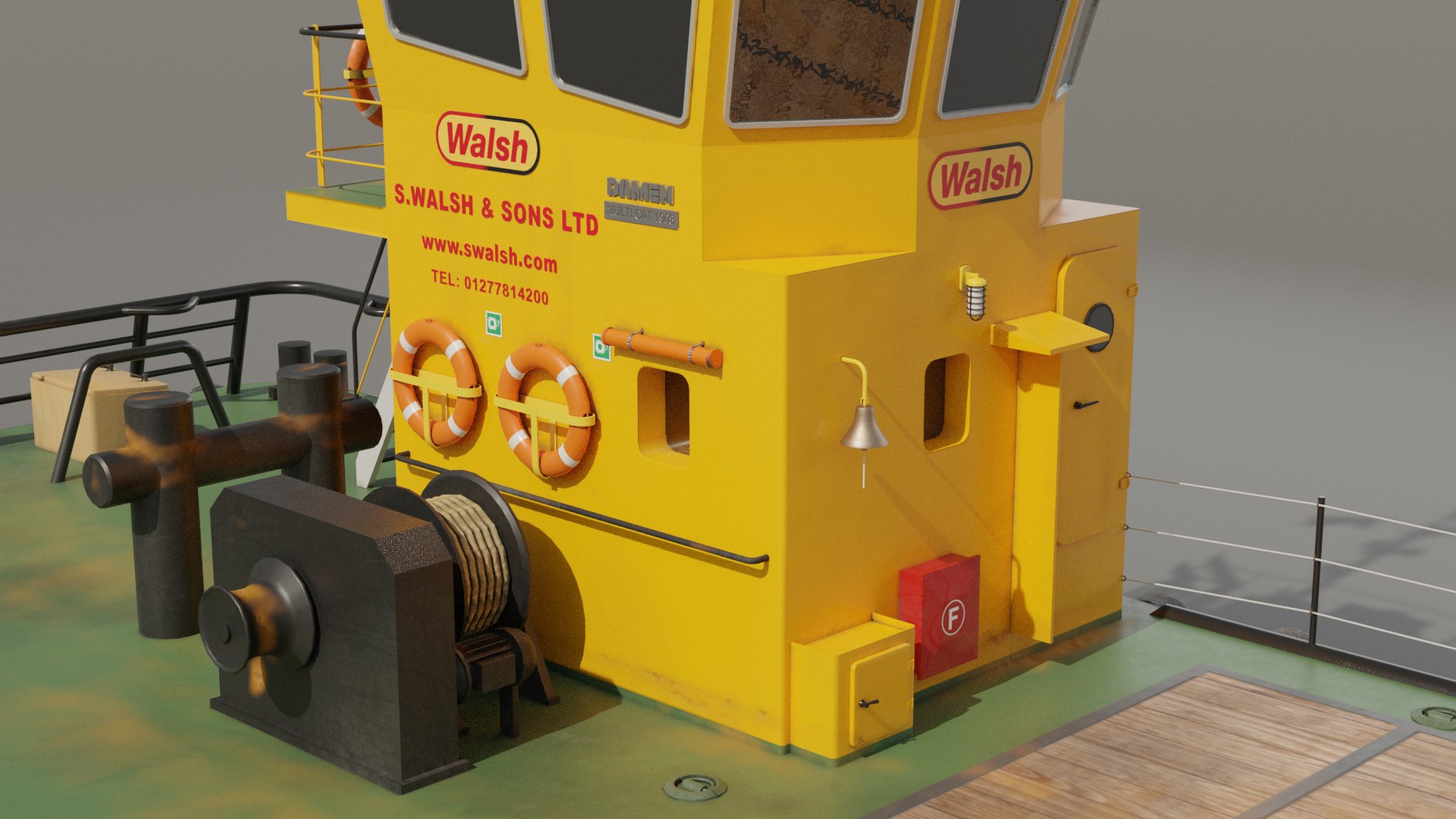 Work Boat Multi Cat 1908 SD 3D Model - TurboSquid 2236843