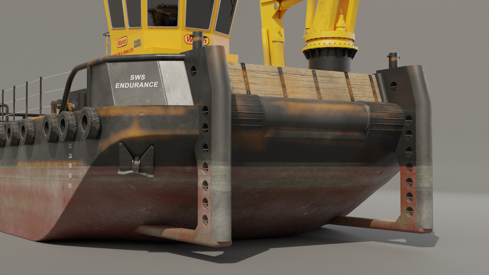 Work Boat Multi Cat 1908 SD 3D Model - TurboSquid 2236843