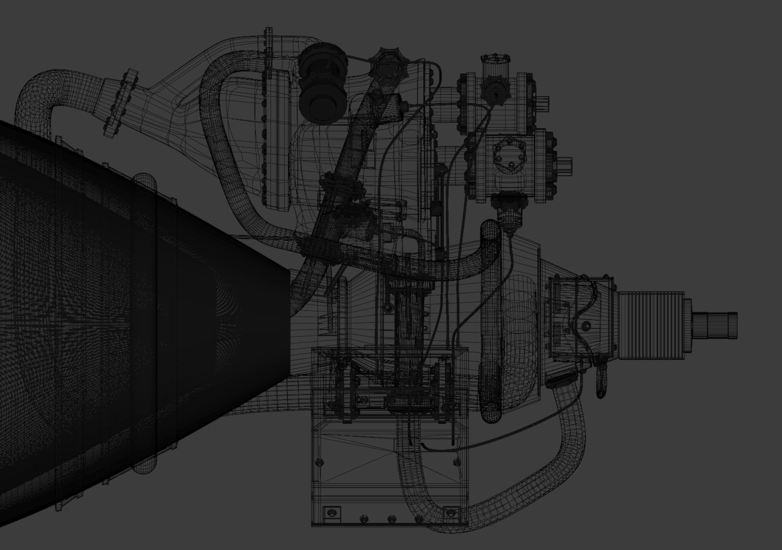 Rocket Engine Rl10a 3D Model - TurboSquid 1599265