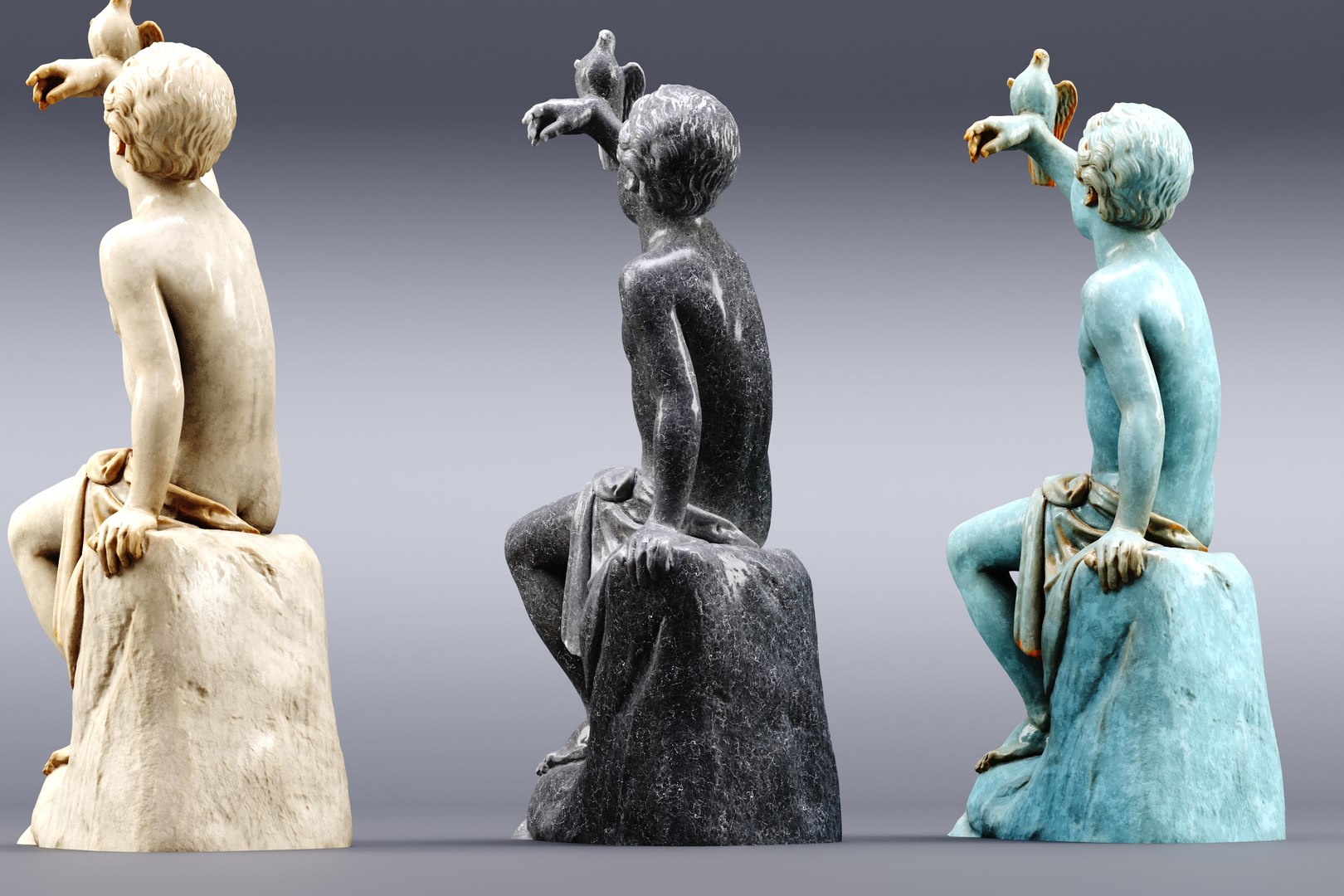 3D Model Greek Sculpture - TurboSquid 2265898
