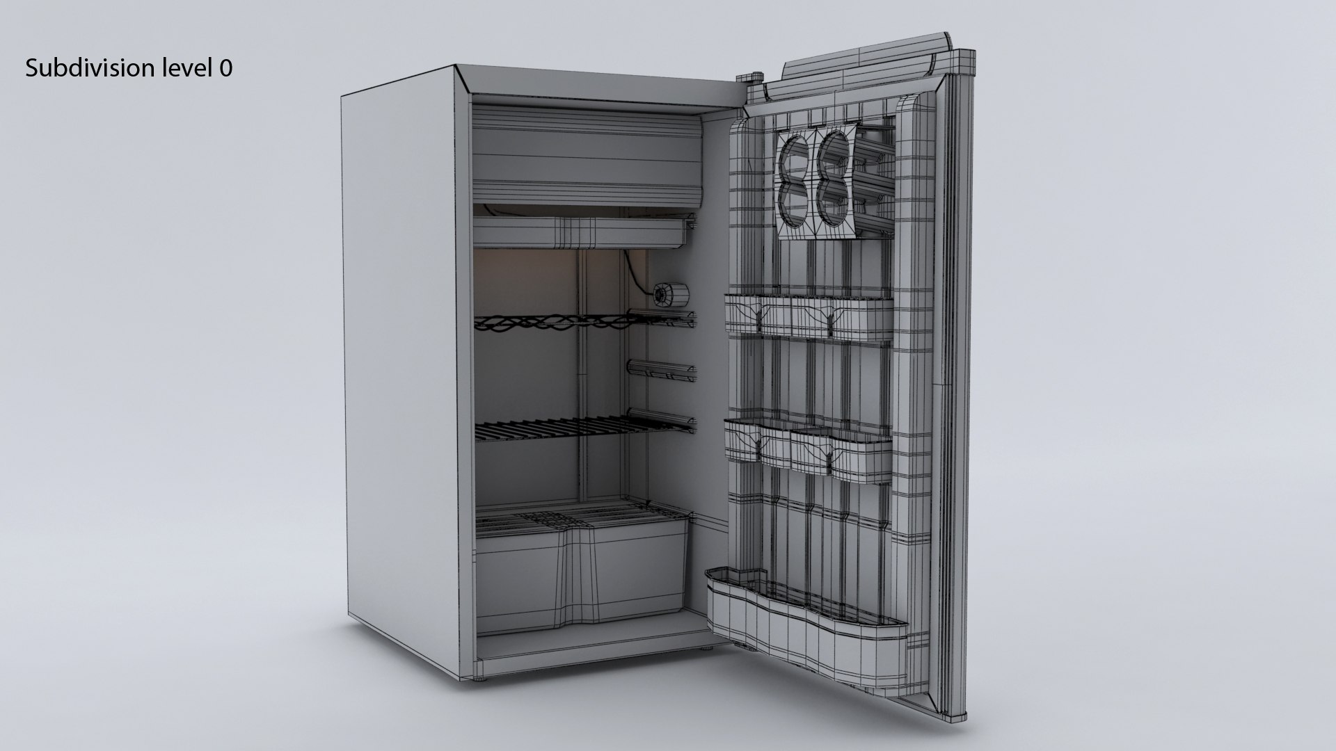 3D Mini Fridge - TurboSquid 1447236