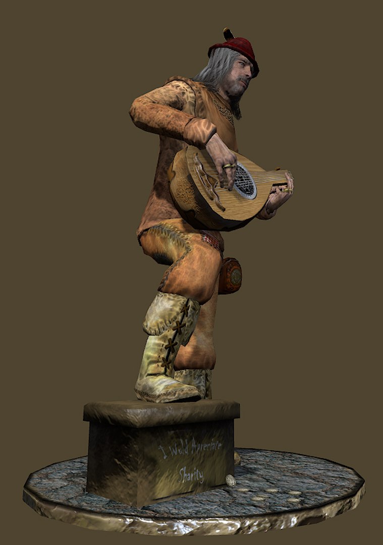 bard character 3d max