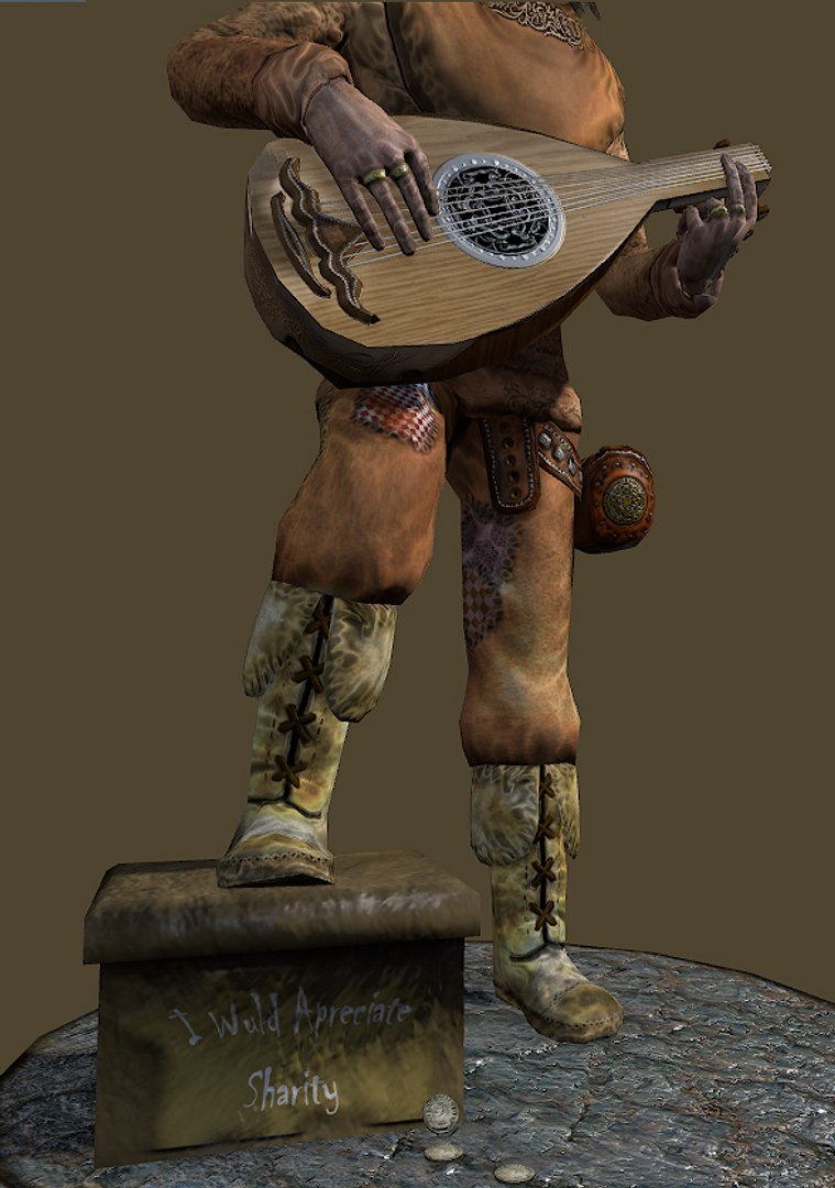 bard character 3d max