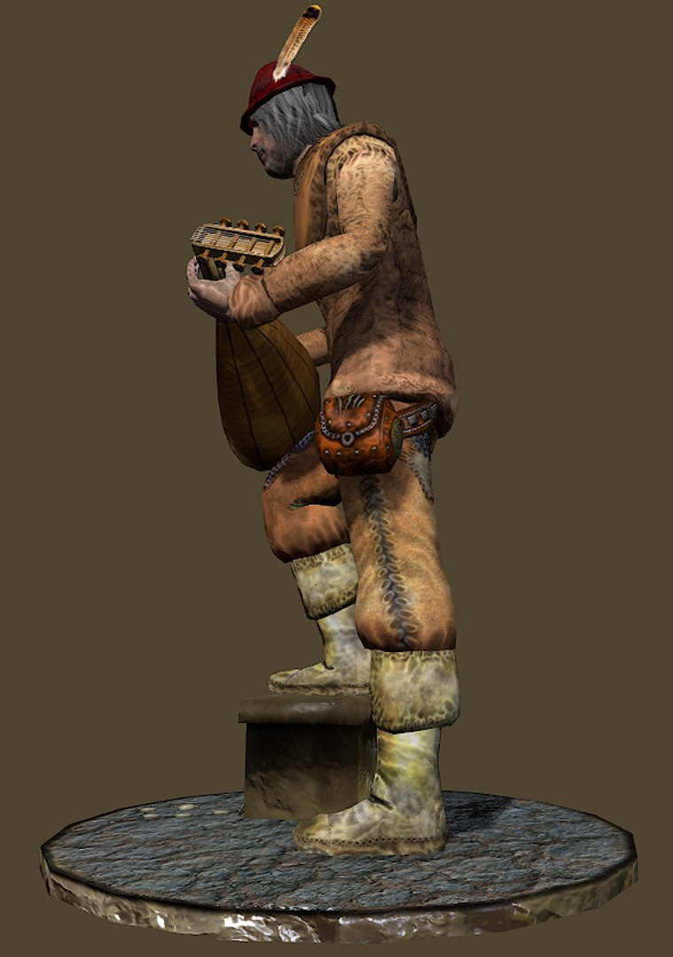 bard character 3d max