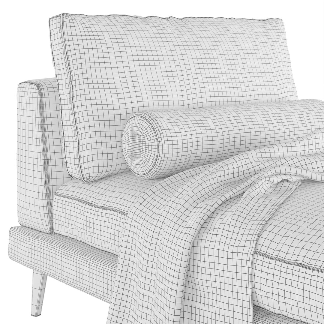 Chaise Longue Nelson 3D - TurboSquid 1936293