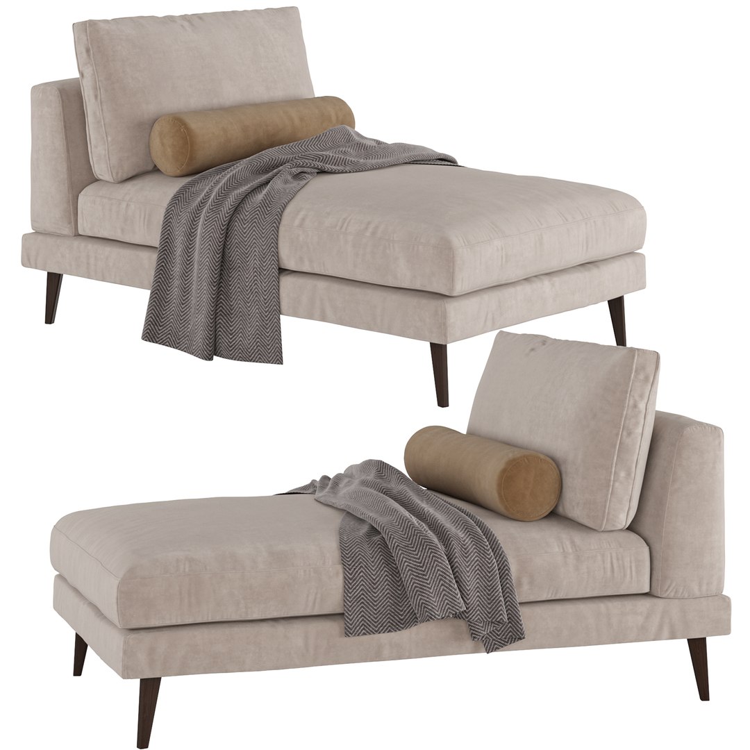 Chaise Longue Nelson 3D - TurboSquid 1936293