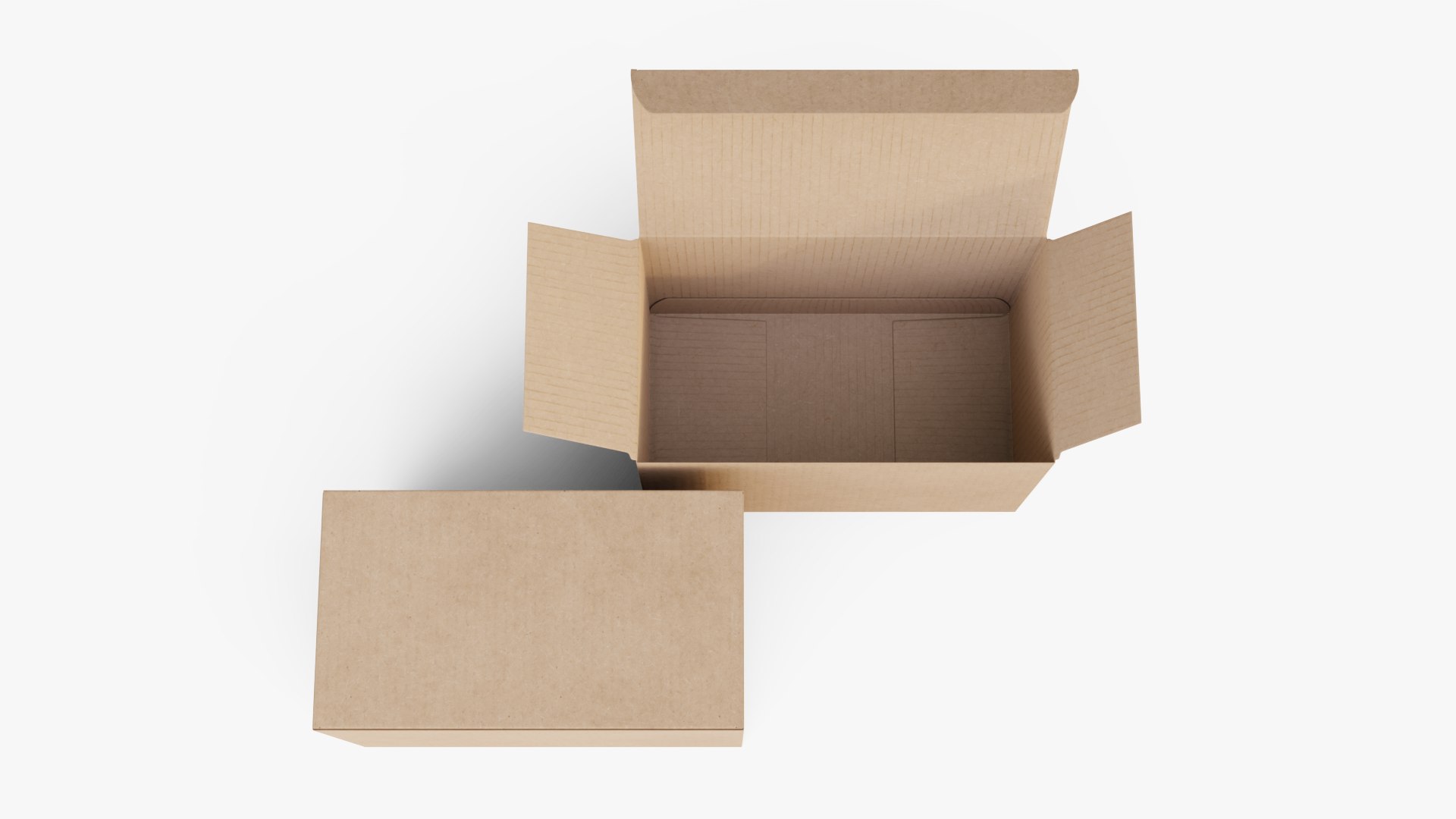 3D Corrugated Box V4 - TurboSquid 2250284