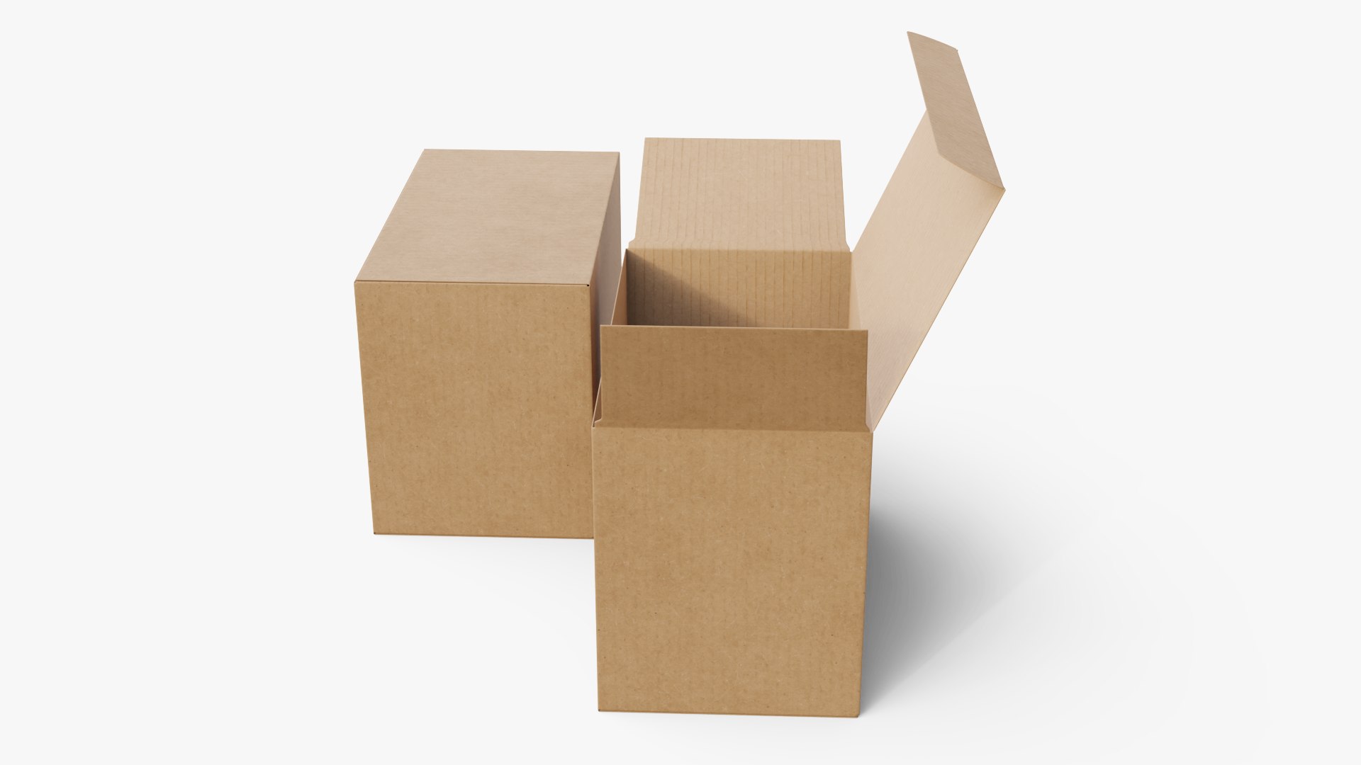 3D Corrugated Box V4 - TurboSquid 2250284