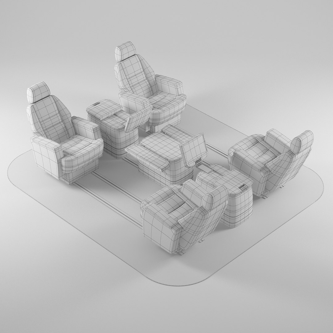 3ds Vip Airplane Business Seats