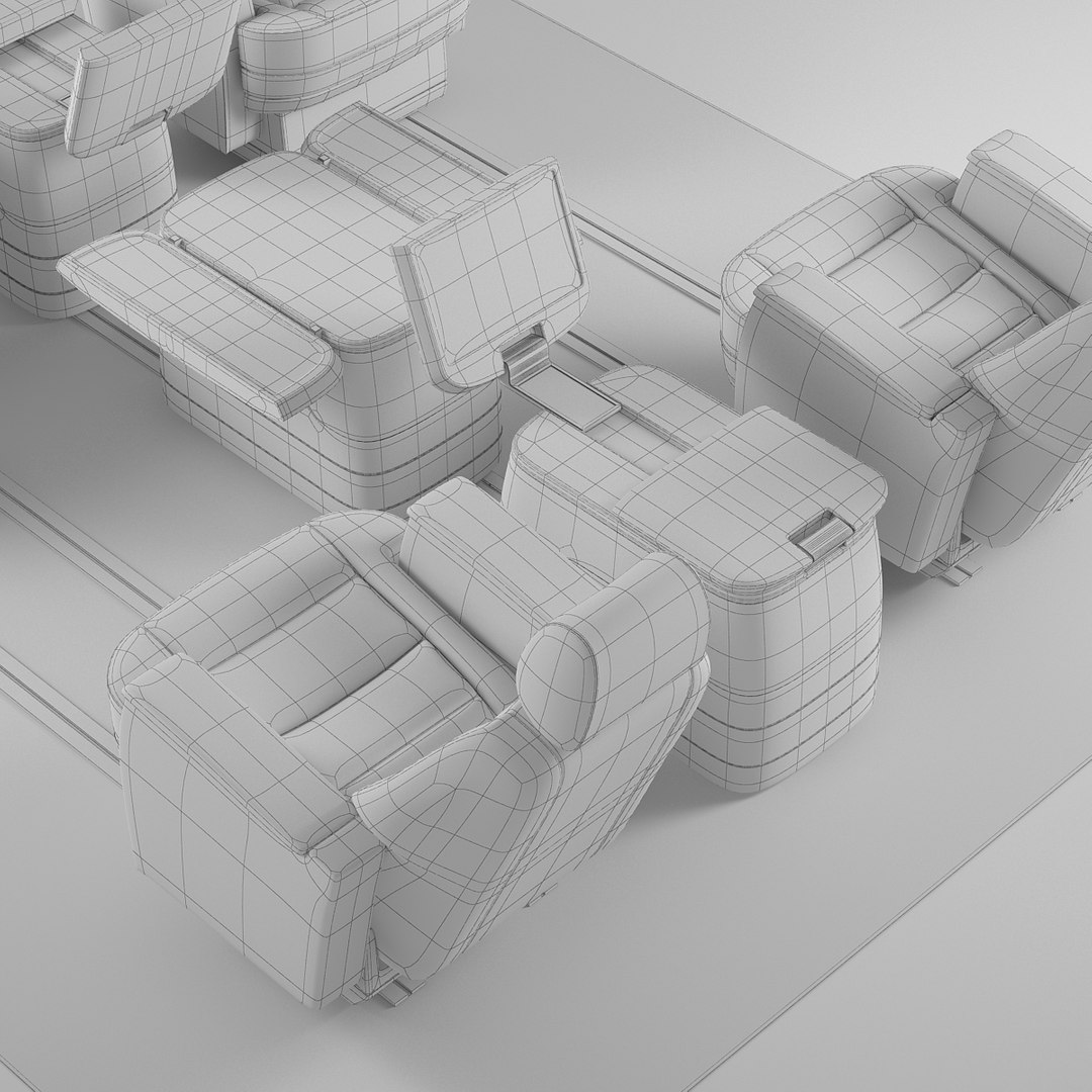 3ds Vip Airplane Business Seats