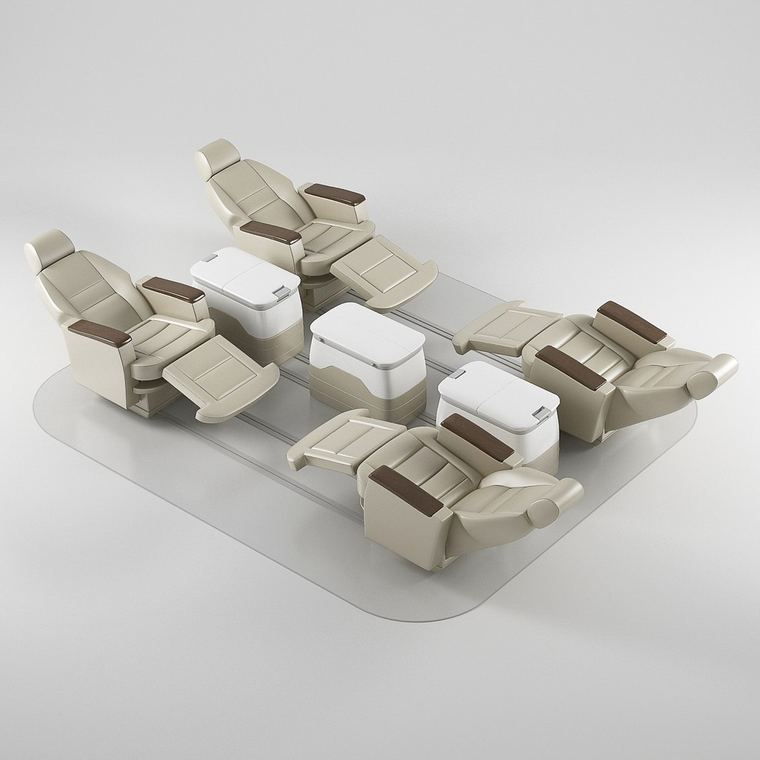 3ds Vip Airplane Business Seats