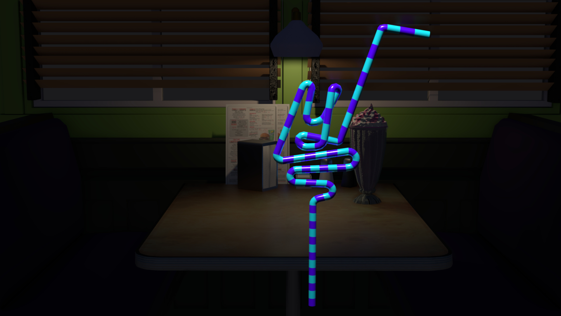 Crazy Straw Letter Y 3D Model - TurboSquid 1801341