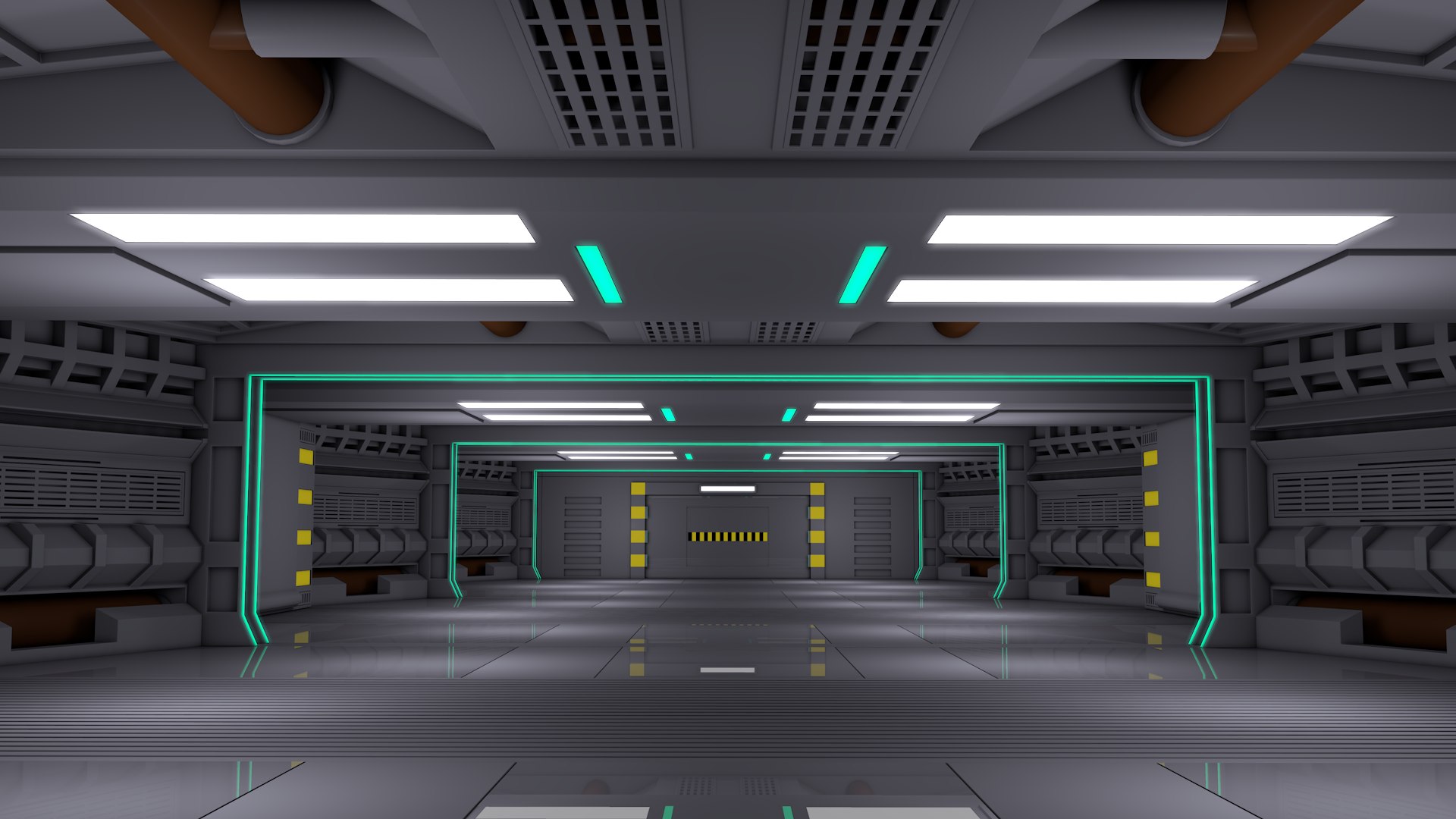 Sci Fi Interior 3D - TurboSquid 1941118