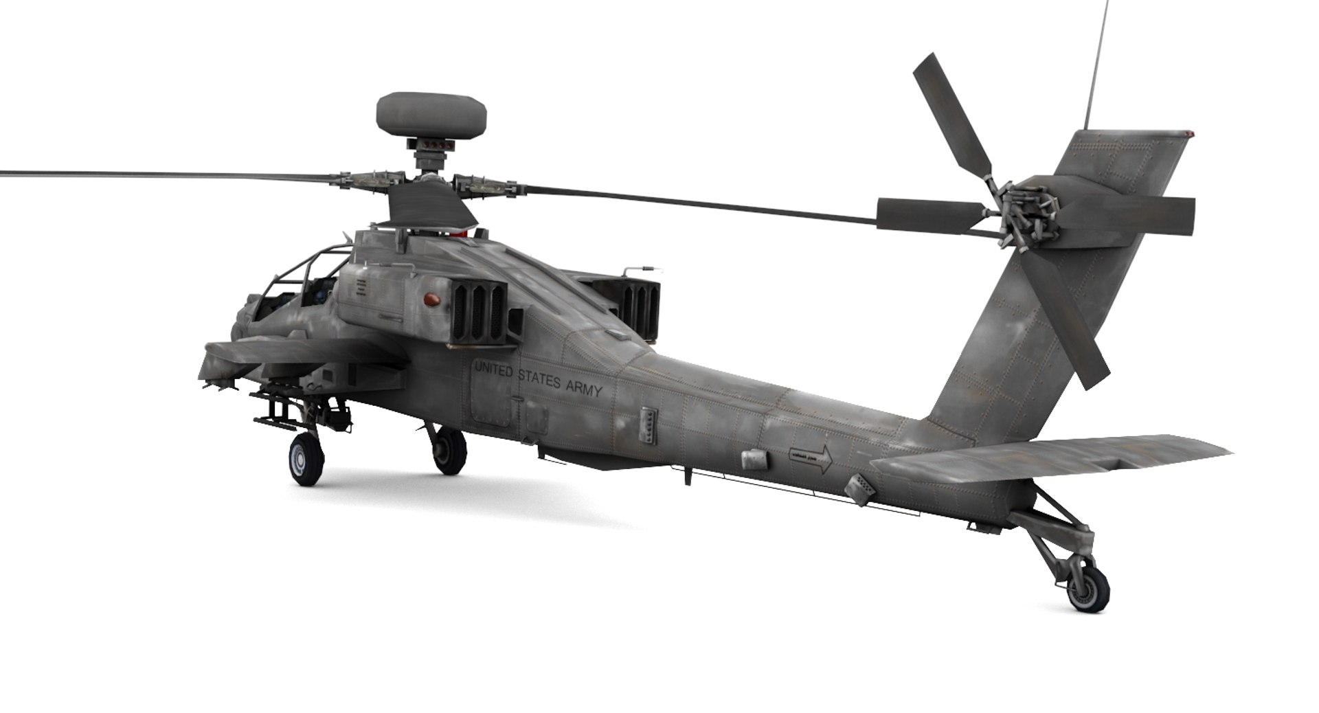 Boeing Apache Helicopter 3D Model - TurboSquid 1186115