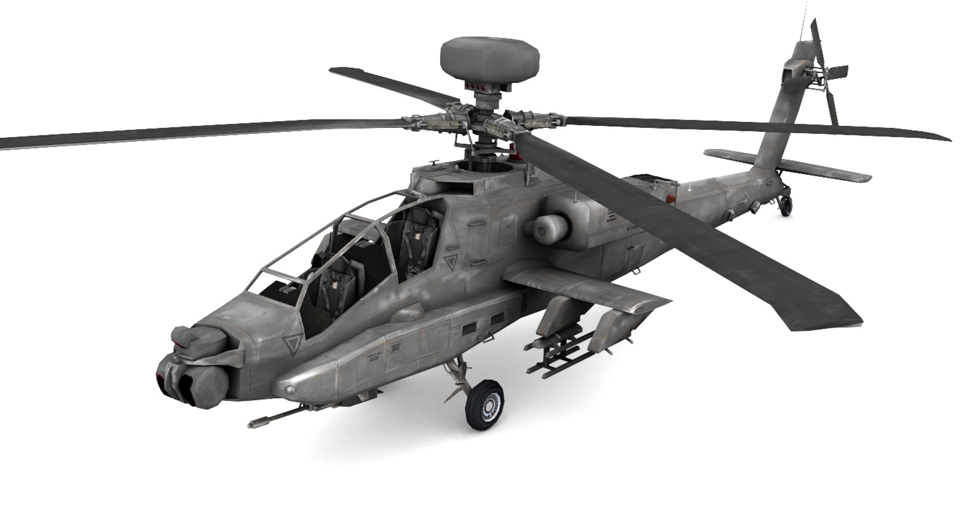 Boeing Apache Helicopter 3D Model - TurboSquid 1186115