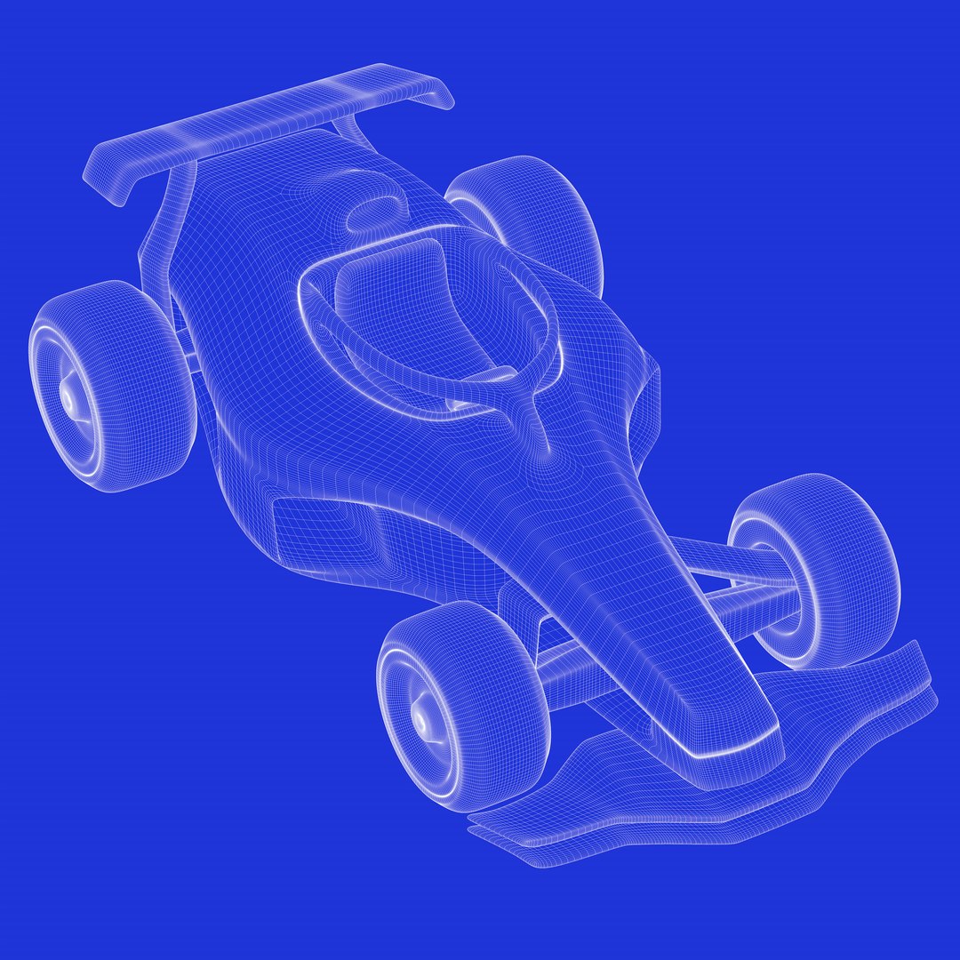 Formula One Race Car 3D - TurboSquid 1895065
