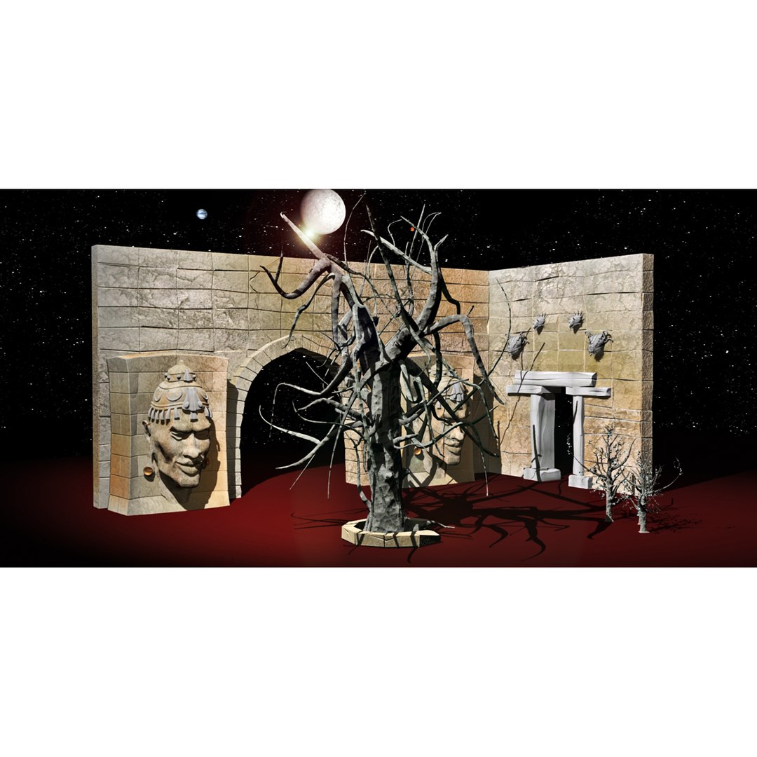 3d Mysterious Head Big