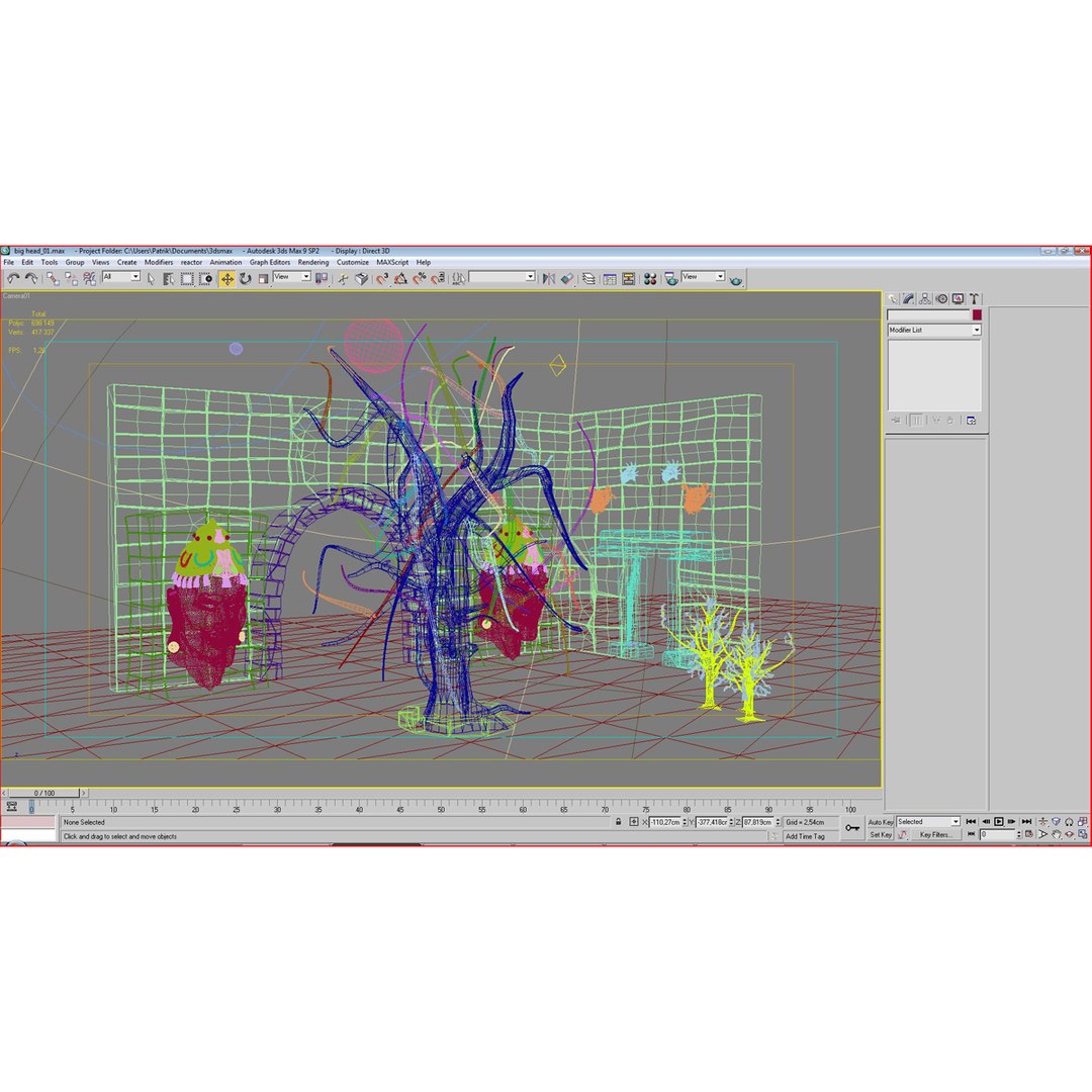 3d Mysterious Head Big