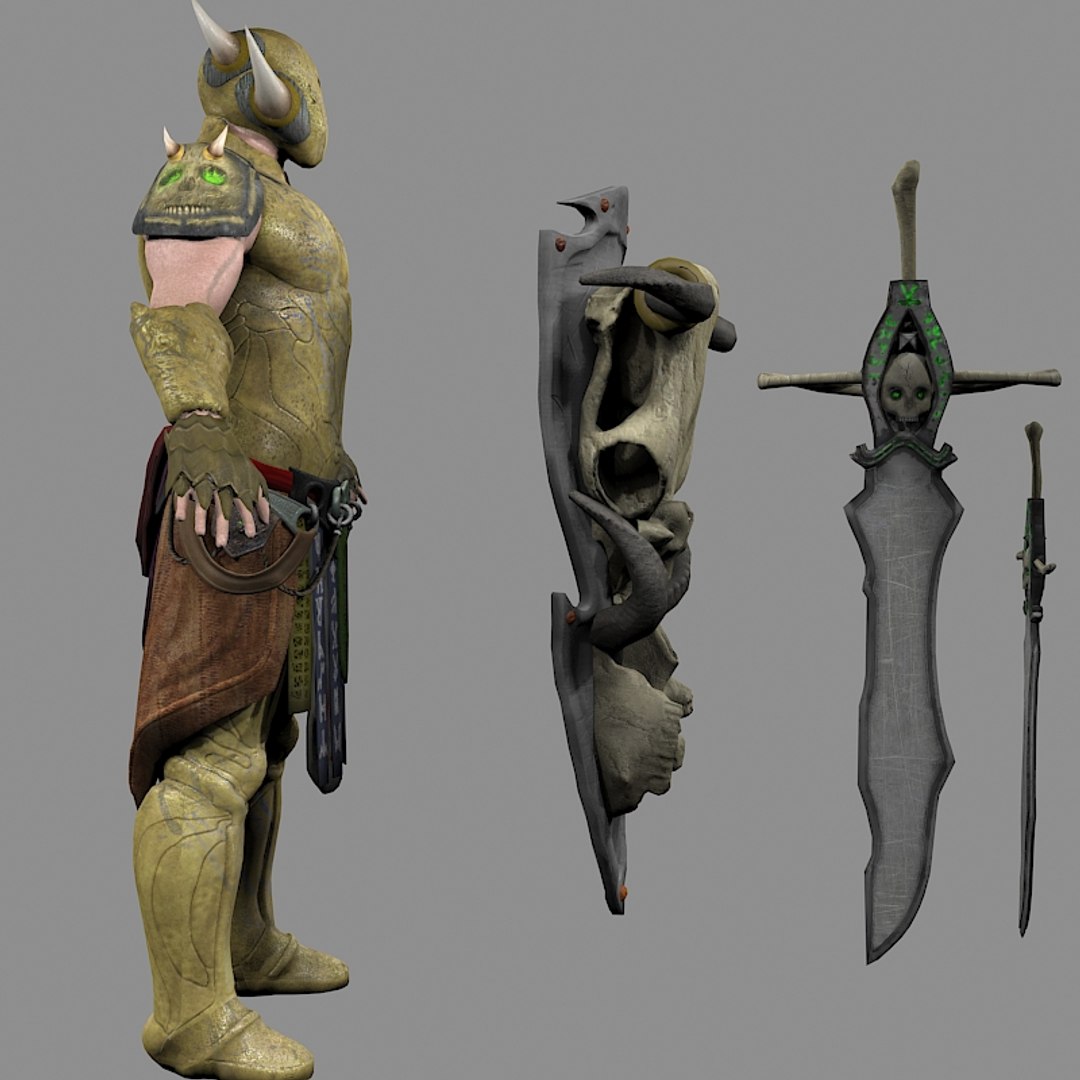 Warrior 3d Model