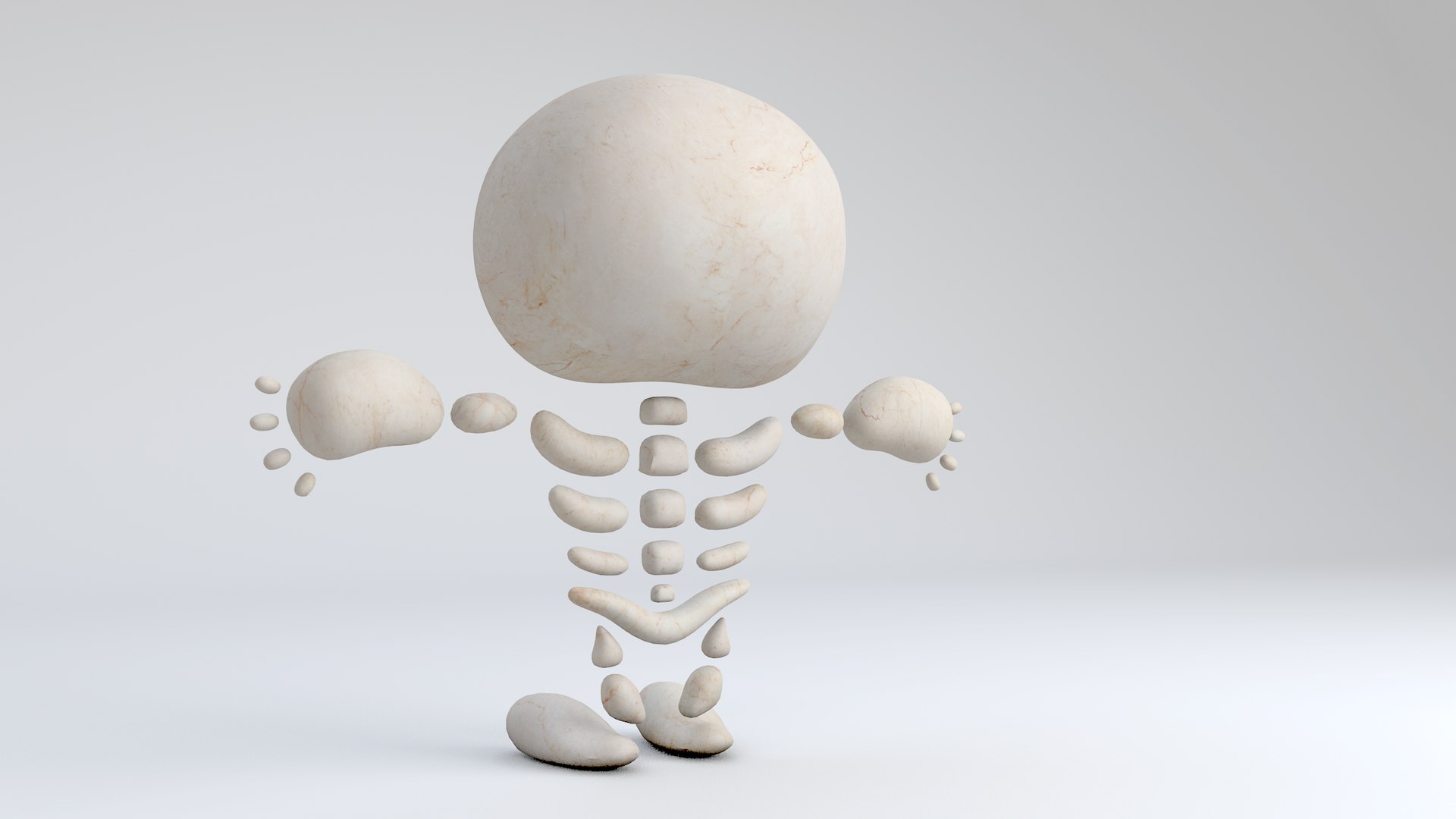 3D cartoon skeleton - TurboSquid 1192790
