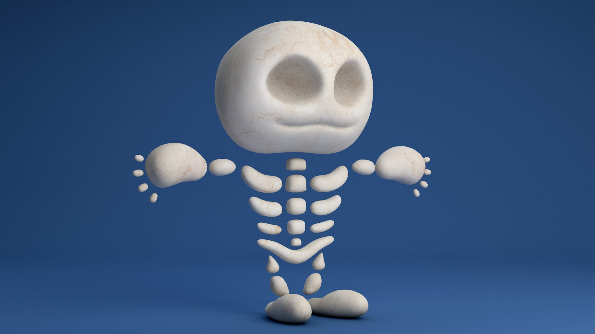 3D cartoon skeleton - TurboSquid 1192790
