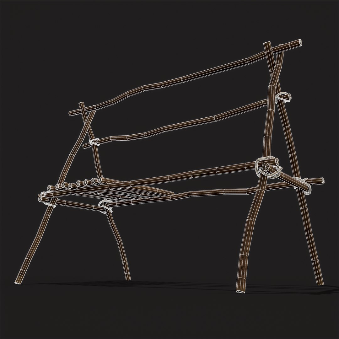 Rustic Native American Chippewa Kitchen Model - TurboSquid 1926695