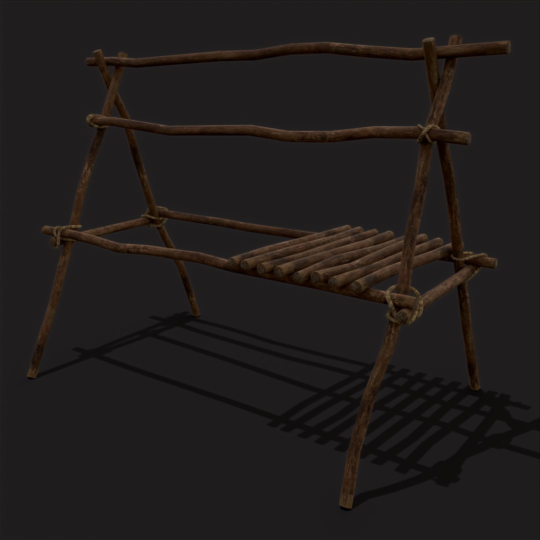 Rustic Native American Chippewa Kitchen Model - TurboSquid 1926695