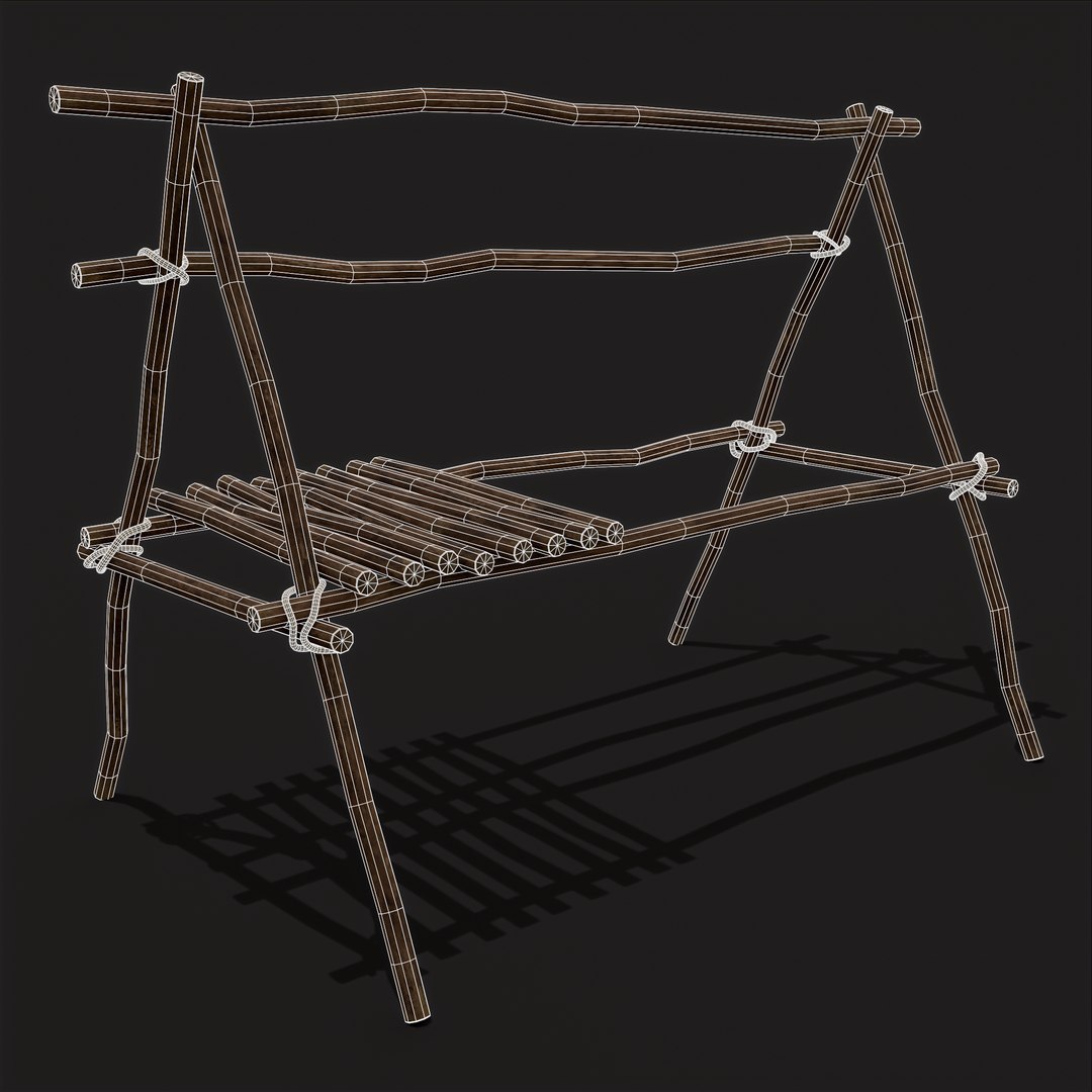 Rustic Native American Chippewa Kitchen Model - TurboSquid 1926695