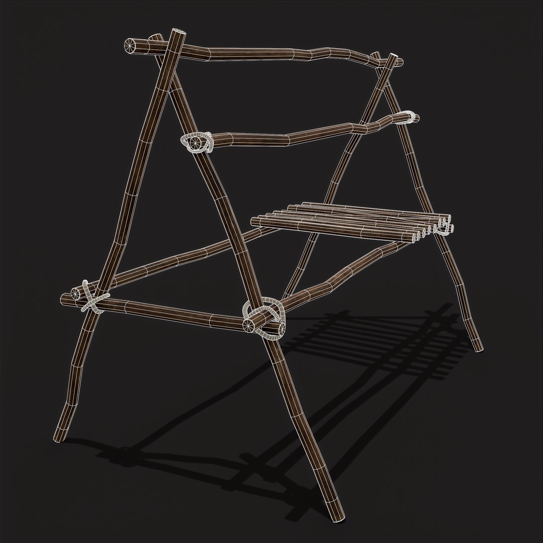 Rustic Native American Chippewa Kitchen Model - TurboSquid 1926695