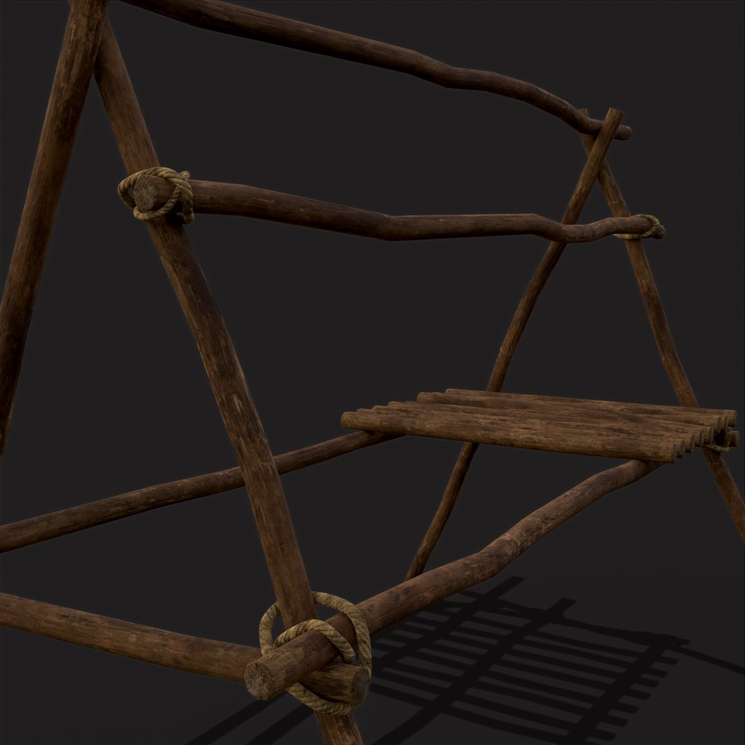 Rustic Native American Chippewa Kitchen Model - TurboSquid 1926695