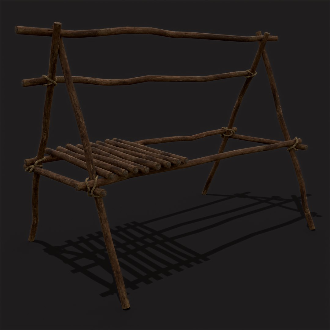 Rustic Native American Chippewa Kitchen Model - TurboSquid 1926695