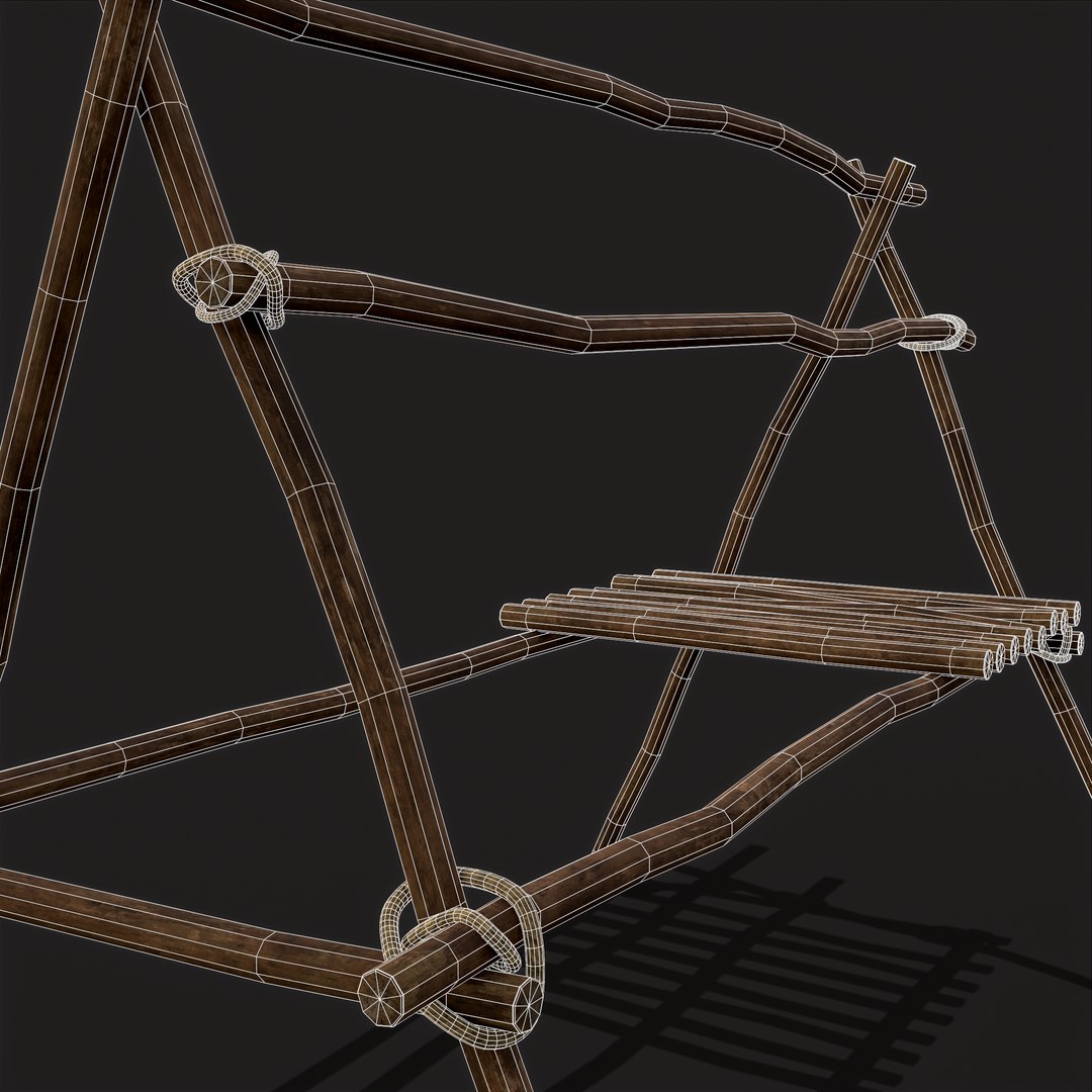 Rustic Native American Chippewa Kitchen Model - TurboSquid 1926695