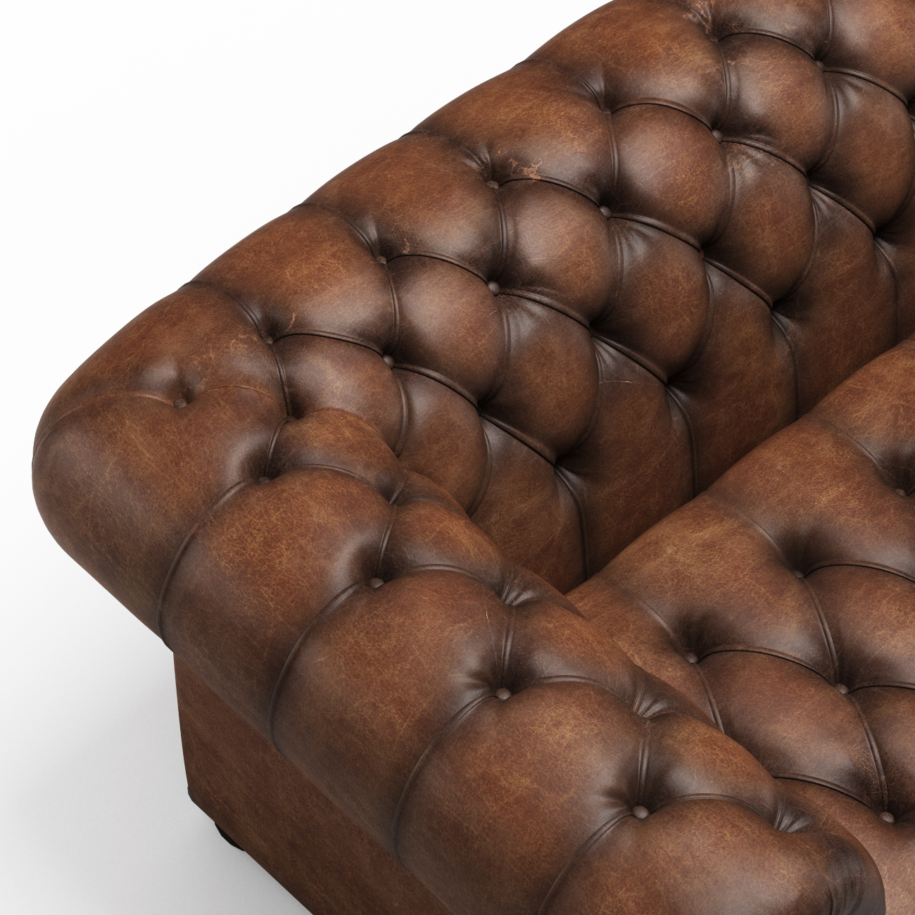chester chesterfield sofa 3d model